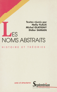 Ebook Les noms abstraits - Histoire et théories