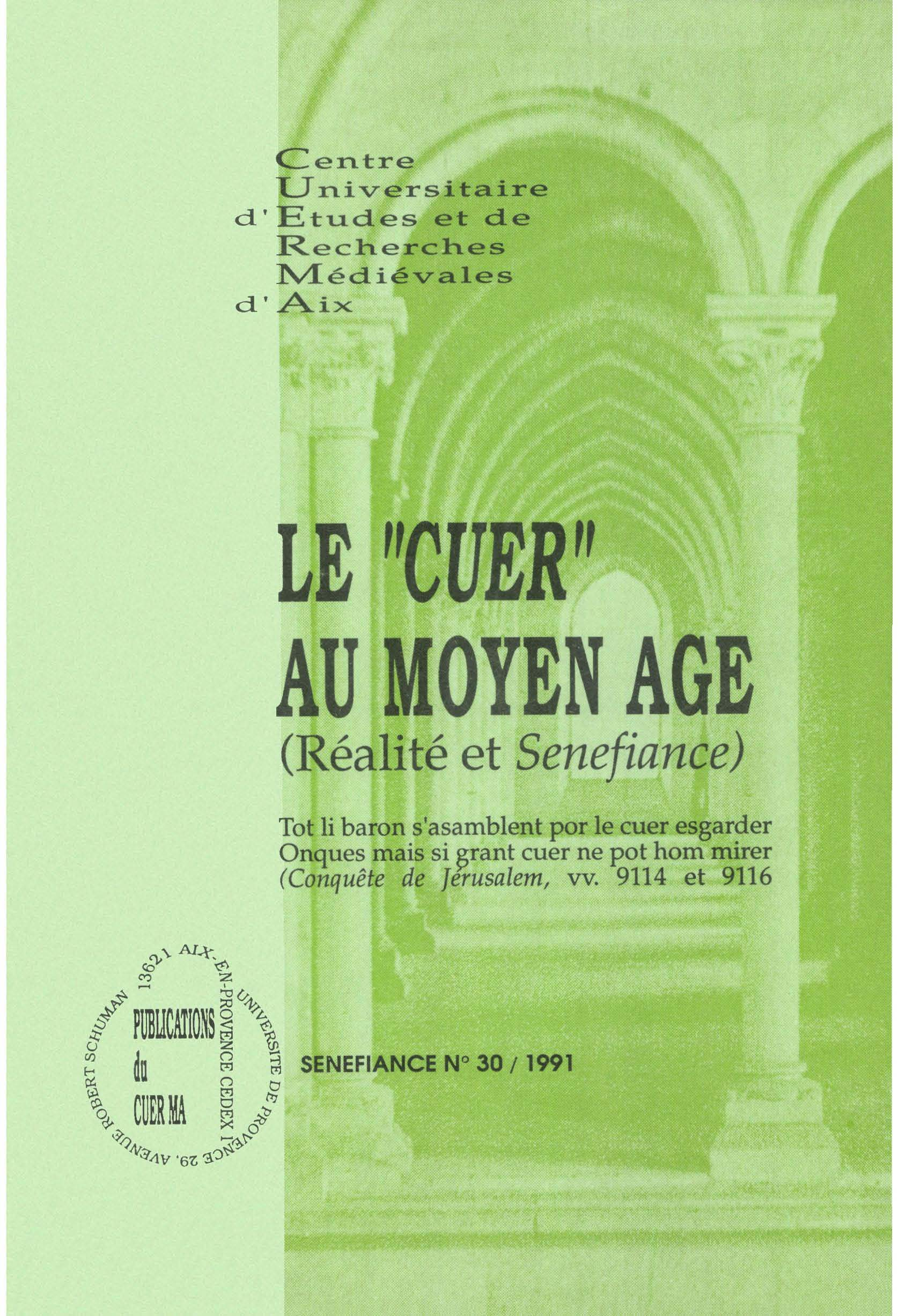 Ebook Le « cuer » au Moyen Âge - Réalité et Senefiance - 7Switch