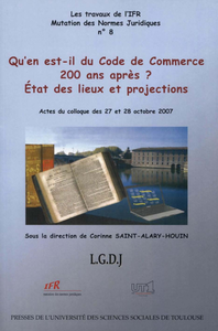 Ebook Qu’en est-il du code du commerce 200 ans après ? - États des ...