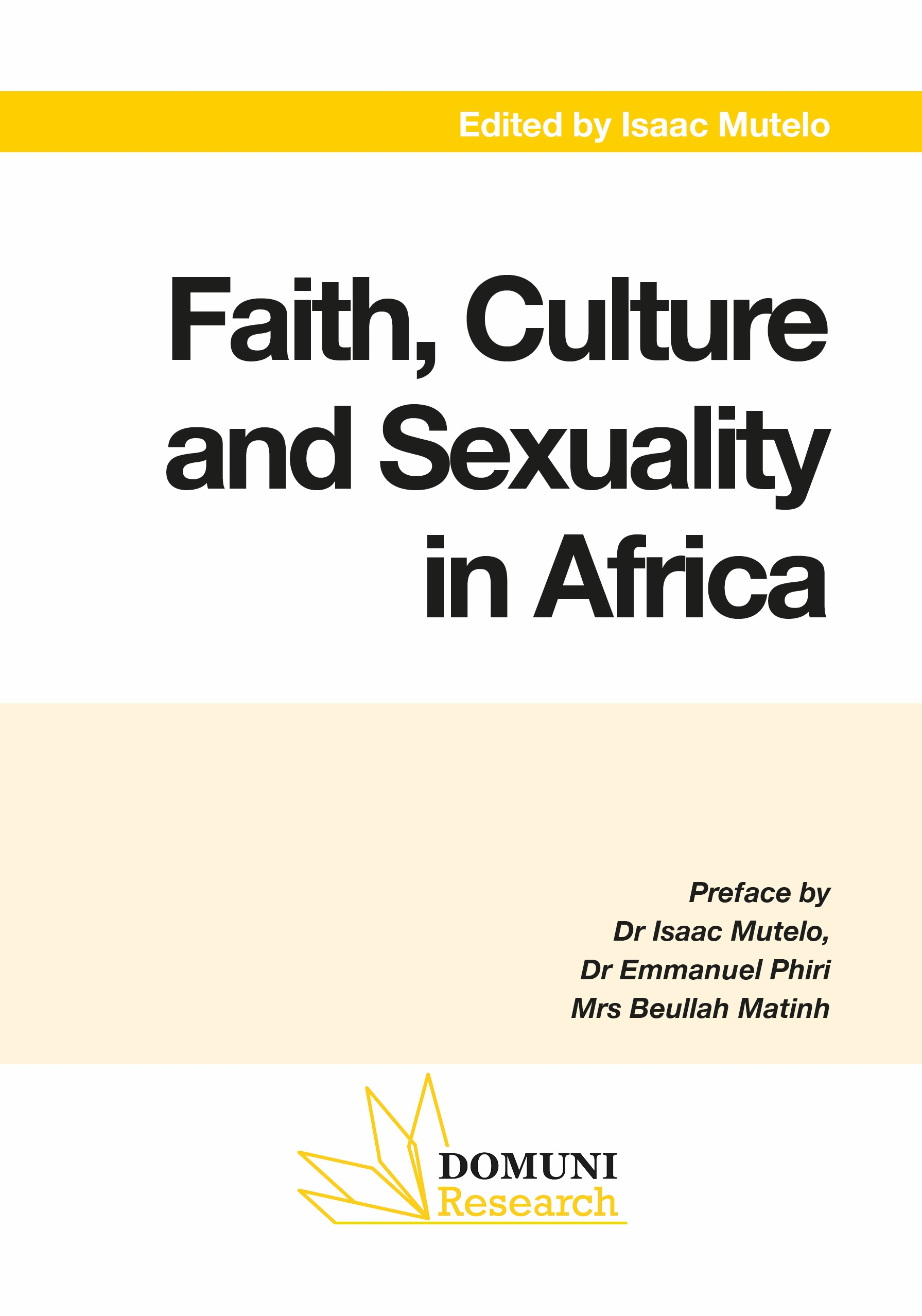 Ebook Faith, Culture and Sexuality in Africa by Isaac Mutelo - 7Switch