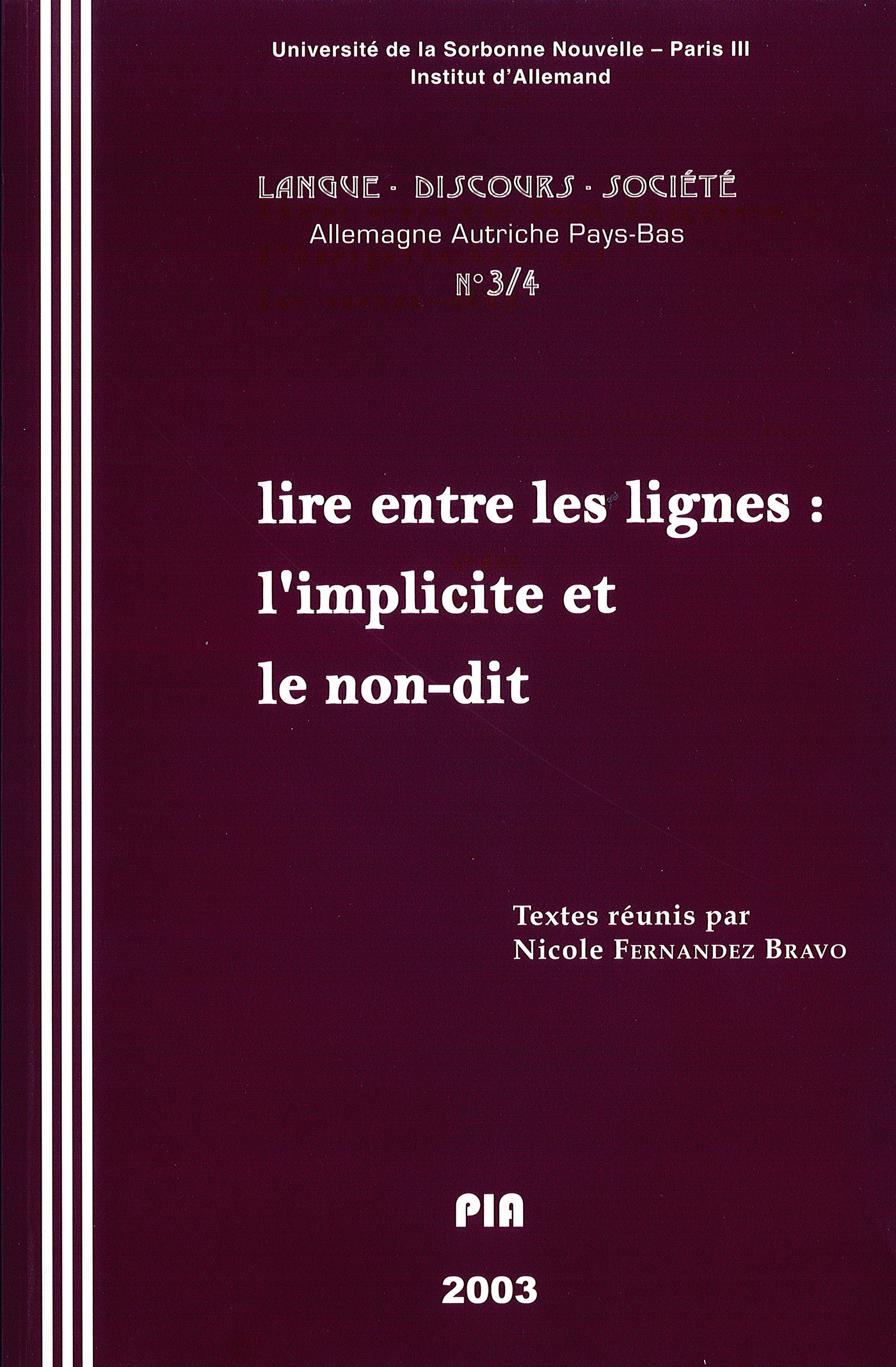 Ebook Lire entre les lignes: l'implicite et le non-dit